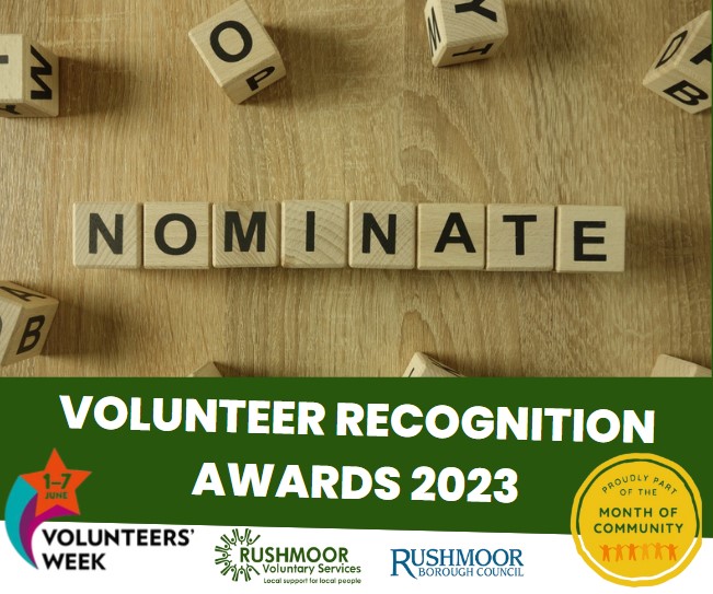 Rushmoor Volunteer Recognition Awards 2023 – Rushmoor Voluntary Services