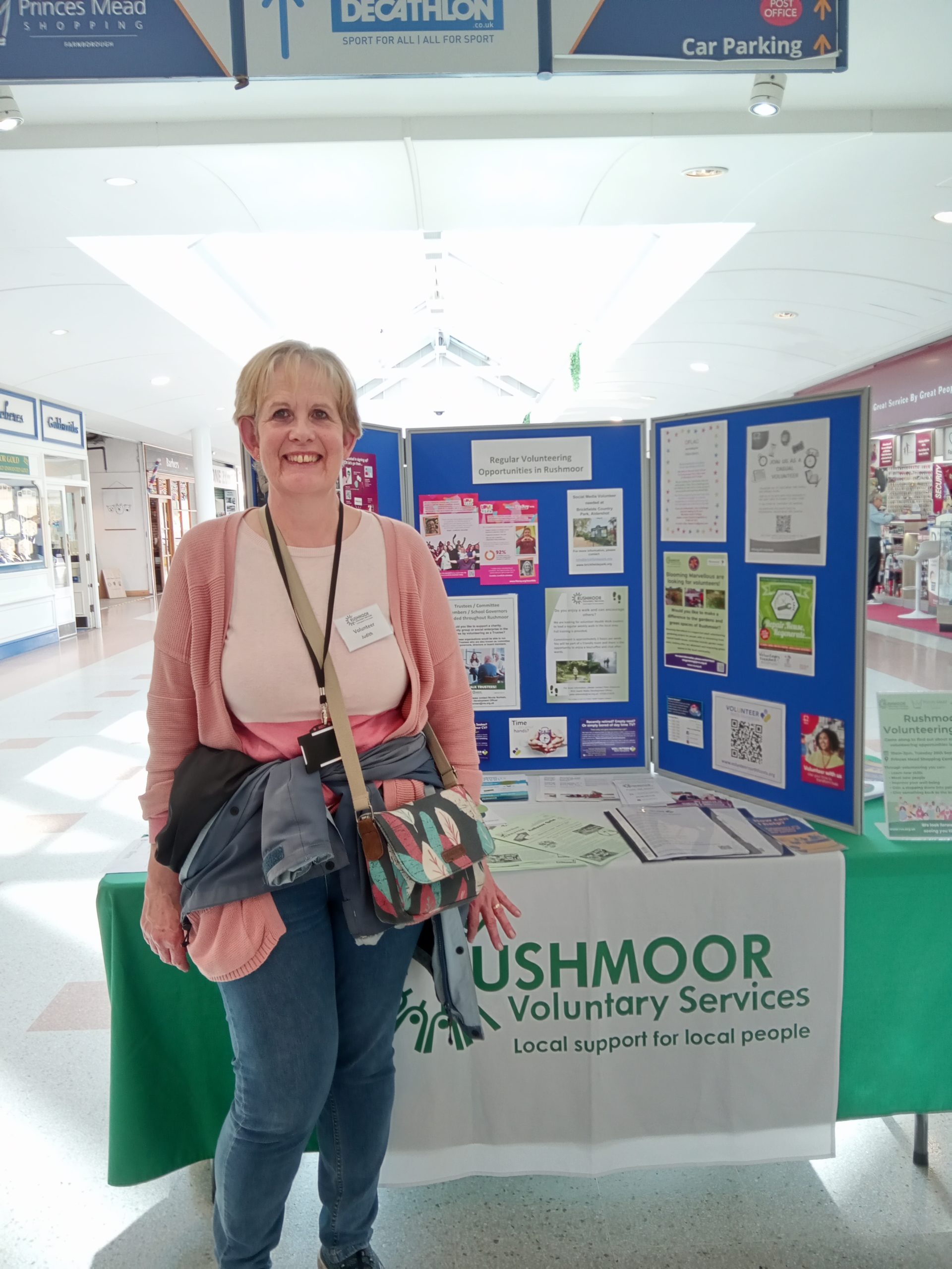 Volunteer for Rushmoor Voluntary Services stand – Rushmoor Voluntary ...