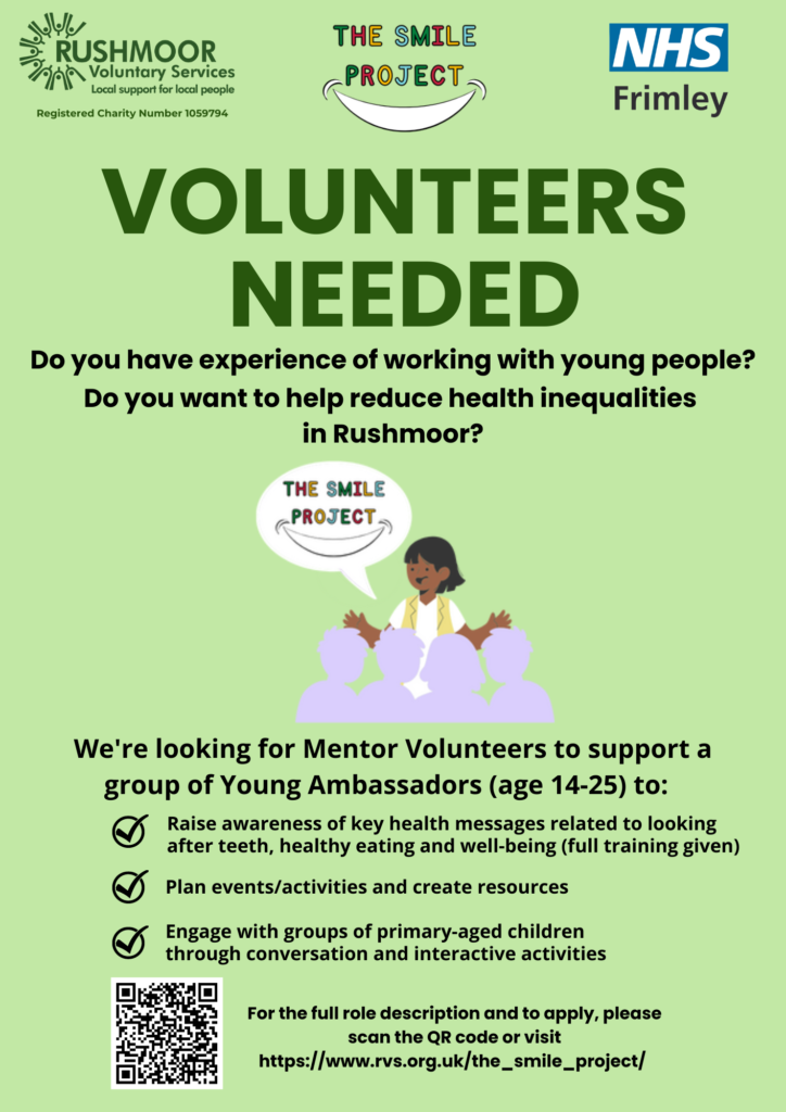 The Smile Project – Rushmoor Voluntary Services